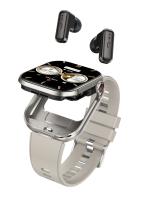 China TWS 2-in-1 Bluetooth Earphones and 2.02''TFT Square Screen Bluetooth Call Smart Watch with 400911 Battery Capacity 3.7V/25MAH for sale