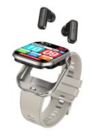 China TWS 2-in-1 Bluetooth Earphones and 2.02''TFT Square Screen Bluetooth Call Smart Watch with 400911 Battery Capacity 3.7V/25MAH for sale