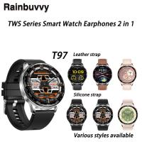 China T97 TWS 2-in-1 Bluetooth Earphones HIFI 9D Sound Quality Health Exercise Monitoring Watch for sale