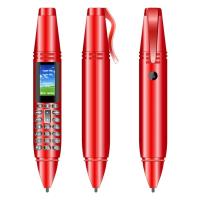 China AK007 Mini Mobile Phone 0.96 Inch OLED Display Wireless FM Radio Pen Style 2G Feature Phone for sale