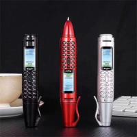 China AK007 Mini Mobile Phone 0.96 Inch OLED Display Wireless FM Radio Pen Style 2G Feature Phone for sale