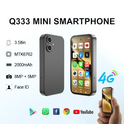 China Android 12.0 Operating System SOYES Q333 4+64GB Smartphone with WIFI 2.4G/5G Face ID 4G LTE Type-C OTG 3.58'' Screen for sale