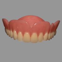 China Casting Full Acrylic Denture Heat Curing Full Arch Shaped for sale