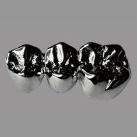 China Best Ddental Lab For Crowns | CoCr Full Metal Crown And Bridge Smooth Polished Customizable for sale