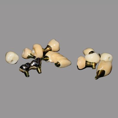 China Gold Plating Nitrogen Titanium Abutments Dental Implants Cad/Cam Compatibility for sale