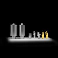 China China Dental Outsourcing | Gold Plating Nitrogen Titanium Abutments Dental Implants Cad/Cam Compatibility for sale