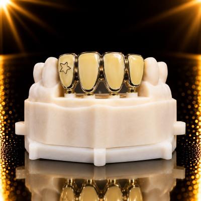 China Digital full metal crown CAD CAM - Custom Gold Open-Faced Crown for sale