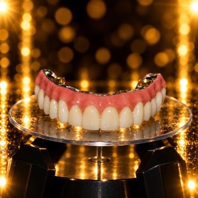 China Dental lab Restoration—AOX  CLASS 2 （Monolithic Zirconia with Pink Staining） for sale