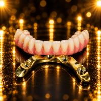 China Custom Dental Prosthesis— AOX CLASS 2（zirconia implant bridge gingival stain ） for sale