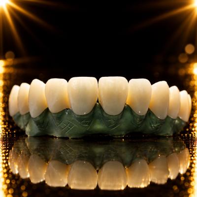 China CE & ISO certified dental prosthesis—Natural‑Esthetic Full Zirconia Bridge for sale