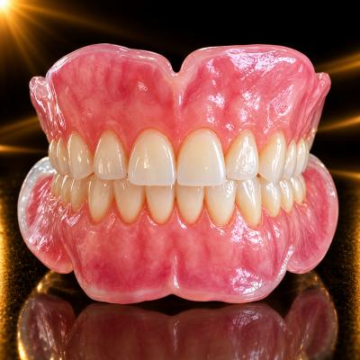 China Flexible Partial Denture Cost / Price | QC-20 High Impact Acrylic Denture Heat Curing With Pink Staining for sale