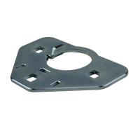China Custom Stainless Steel S Shaped Bracket Power Coating Folding Shelf Bracket for sale