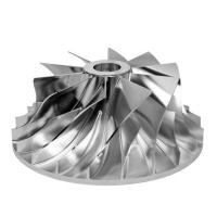 China 6063 5 Axis CNC Parts Impeller Custom CNC Aluminum Parts Precision 0.005mm ISO9001 2008 for sale