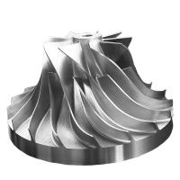 China 6063 5 Axis CNC Parts Impeller Custom CNC Aluminum Parts Precision 0.005mm ISO9001 2008 for sale