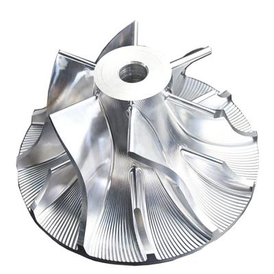 China 6063 5 Axis CNC Parts Impeller Custom CNC Aluminum Parts Precision 0.005mm ISO9001 2008 for sale