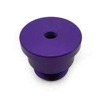 China Custom Aluminum Adapters CNC Machining With Purple Anodizing 15um-25um for sale