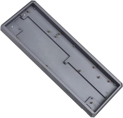 China Custom Best Price Keyboard By CNC Machining Factory CNC Keyboard Case Prototype Anodizing Mechanical Aluminium Keyboard for sale