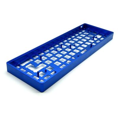 China Custom CNC Cutting Service Mechanical Aluminum 6061 6063 Keyboard Case Anodized CNC Keyboard Case for sale