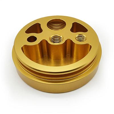 China Customize Gold Parts Aluminum CNC Machining CNC Milling Service China for sale