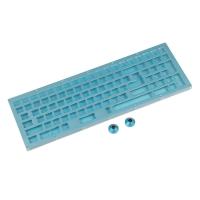 China Diy Metal Anodized Keyboard Board Aluminum Stainless Steel Titanium Custom CNC Machining Mechanical Keyboard Case for sale