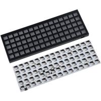 China Diy Metal Anodized Keyboard Board Aluminum Stainless Steel Titanium Custom CNC Machining Mechanical Keyboard Case for sale