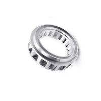 China Fabrication Services Ring Silver Parts CNC Aluminum Milling With Anodizing for sale