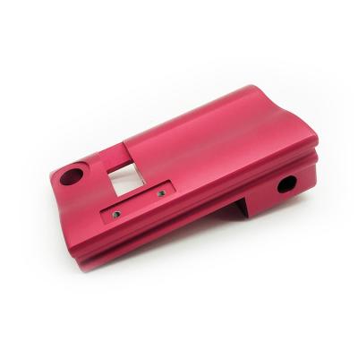 China Non-standard Red Case Anodizing Sandblasting Custom Made Parts Electric Vehicles Parts for sale