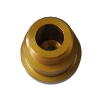 China ODM CNC Turning Gold Anodized Metal Aluminum Part Threaded Part For Hardware for sale