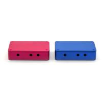 China Yixin Precision Blue Red Anodized CNC Machined Aluminum Part Cases for sale