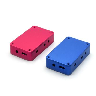 China Yixin Precision Blue Red Anodized CNC Machined Aluminum Part Cases for sale