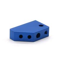 China Custom CNC Turning Aluminum Part With Blue Anodizing for sale