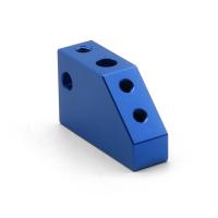China Custom CNC Turning Aluminum Part With Blue Anodizing for sale