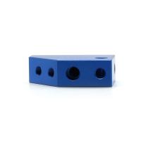 China Custom CNC Turning Aluminum Part With Blue Anodizing for sale