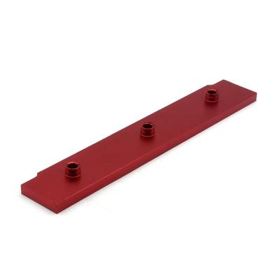 China Yixin Precision Sheet Metal Fabrication , 0.05mm Tolerance Anodized Aluminum Plate for sale