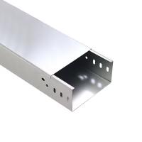 China Fully Enclosed Ss Cable Tray With Cover 304 Or 316 Metal Cable Trough for sale