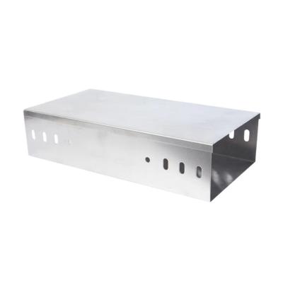 China Fully Enclosed Ss Cable Tray With Cover 304 Or 316 Metal Cable Trough for sale