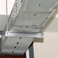 China galvanized steel Gi Perforated Cable Tray Sizes Custom Solid Bottom for sale