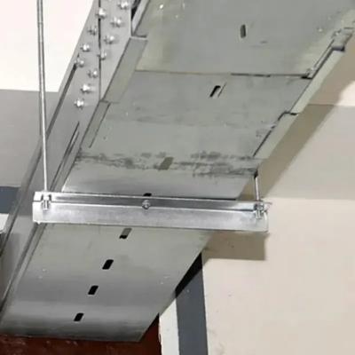 China galvanized steel Gi Perforated Cable Tray Sizes Custom Solid Bottom for sale