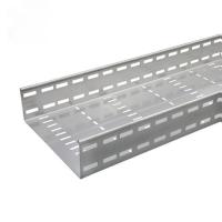 China Ventilated Aluminium Perforated Cable Tray Trunking For Network Industrial Construction for sale