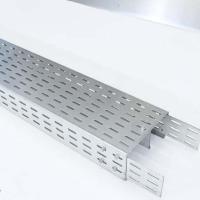 China metal Electrical Perforated Cable Tray 50mm To 250mm Depth for sale