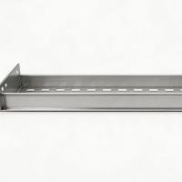 China HDG Galvanized Perforated Cable Tray Solid Bottom For IT Equipment Rooms Data Centers for sale