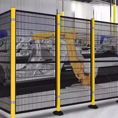 China Orange Color Robot Safety Fencing For Warehousing for sale