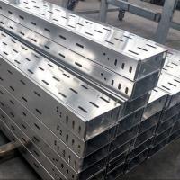 China 6 Inch SS 304 Heavy Duty Cable Trunking Solid Bottom Type for sale