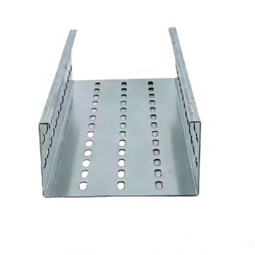 China Standard Gi Perforated Cable Tray With Cover 50mm–1200mm Width for sale