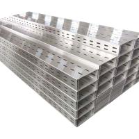 China 6063-T6 or 5052-H32 Aluminium Perforated Cable Tray Aluminum Ladder Cable Tray for sale