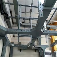 China Corrosion Resistance 4 Inch Cable Tray Hanging Systems Metal Cable Trough Carbon Steel for sale