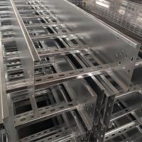 China 3 Inch Single Rail Aluminum Cable Tray High Strength 1.8m 3.0m 6.0m Span for sale