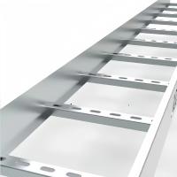 China Heavy Duty 1.5-9 M Electrical Ladder Tray Hot Dip Galvanized for sale