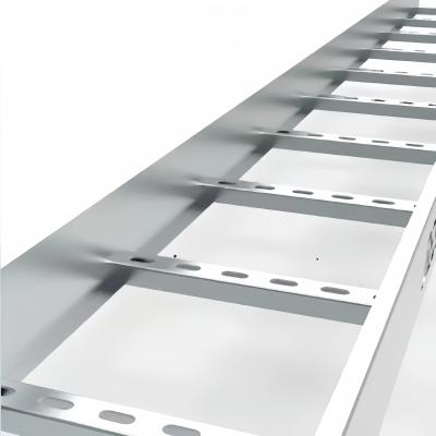 China Heavy Duty 1.5-9 M Electrical Ladder Tray Hot Dip Galvanized for sale
