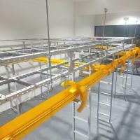 China Round Square T-Bar HDG Cable Ladder Type U For Main Power Feeder Routing for sale
